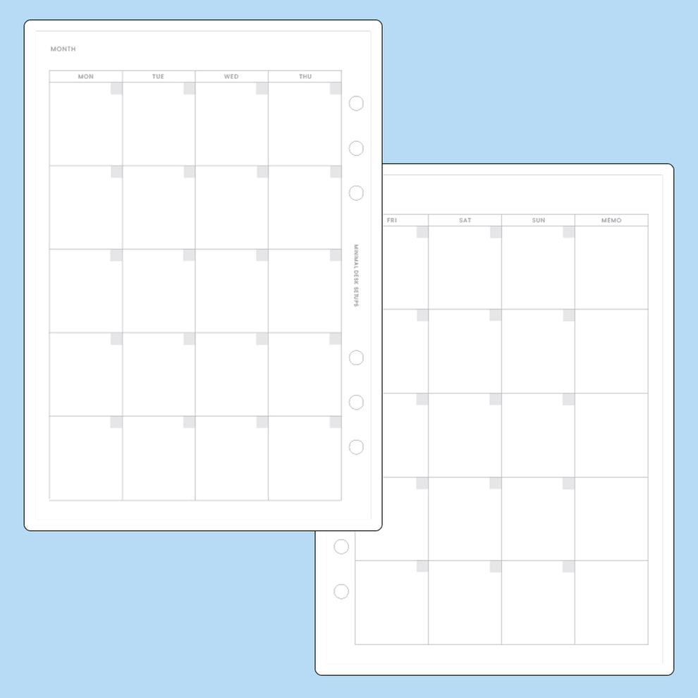A5 Planner Inserts – Minimal Desk Setups