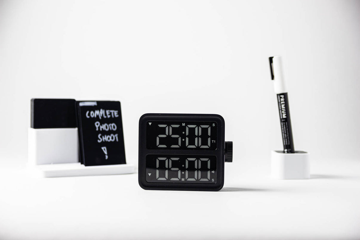 Pomodoro Timer - Dual Display Focus & Productivity Timer | Minimal Desk ...