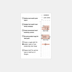 Task & Time Cards | Planner Cards | Minimal Desk Setups