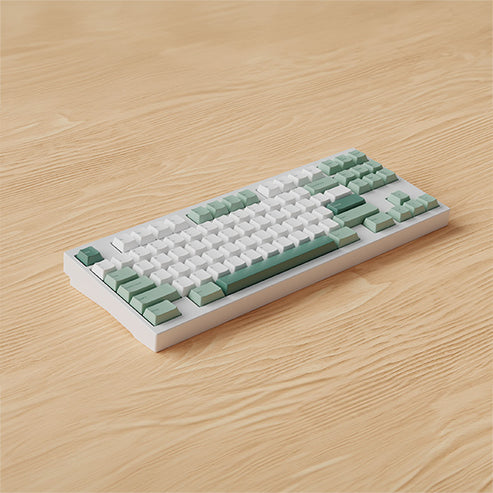 Sage Green Keycaps | Minimal Desk Setups