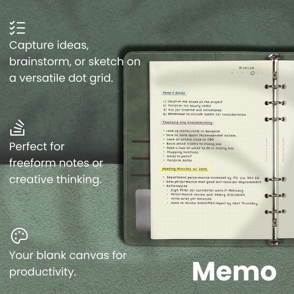 Modular Planner System – Minimal Desk Setups